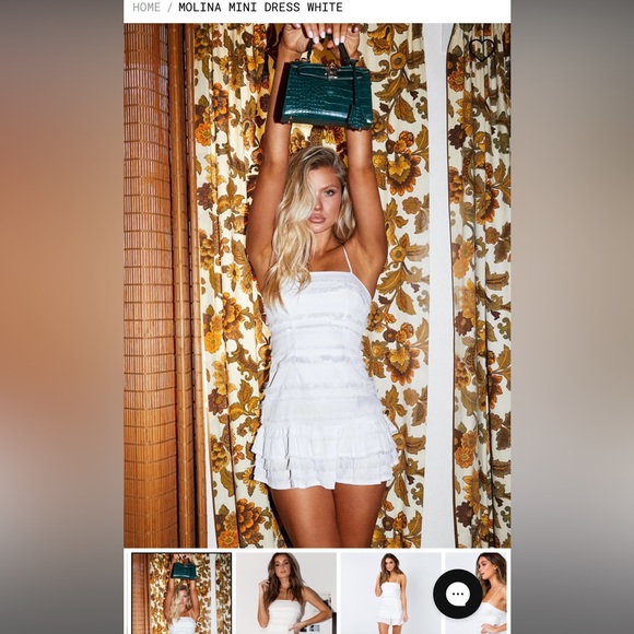 Princess Polly | Dresses | Princess Polly White Molina Dress Us Size 4 ...